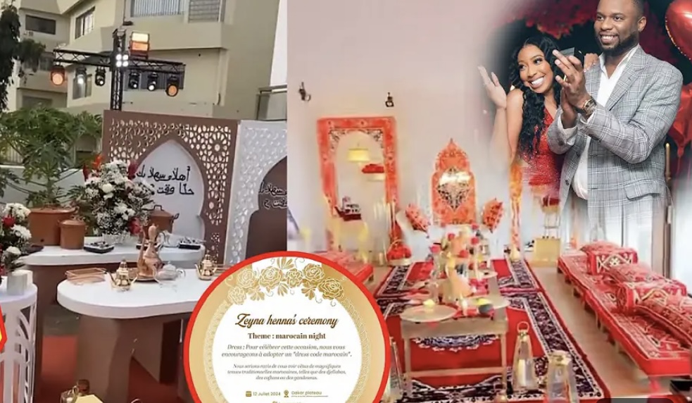 Hénné Time Zeyna Ndour Célèbre Sa Fête à La Marocaine Vidéo