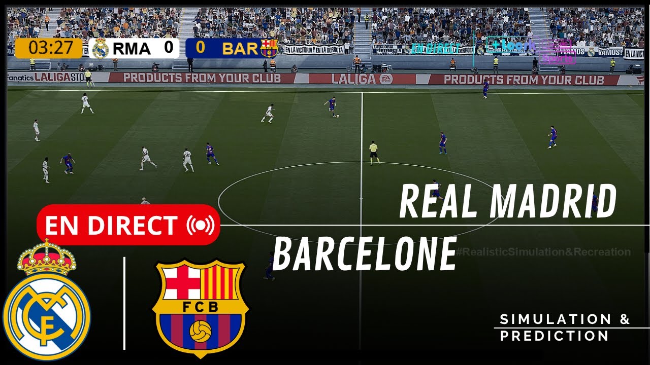Real Madrid vs FC Barcelone : Match en Direct de La Liga 2025 – Metrodakar